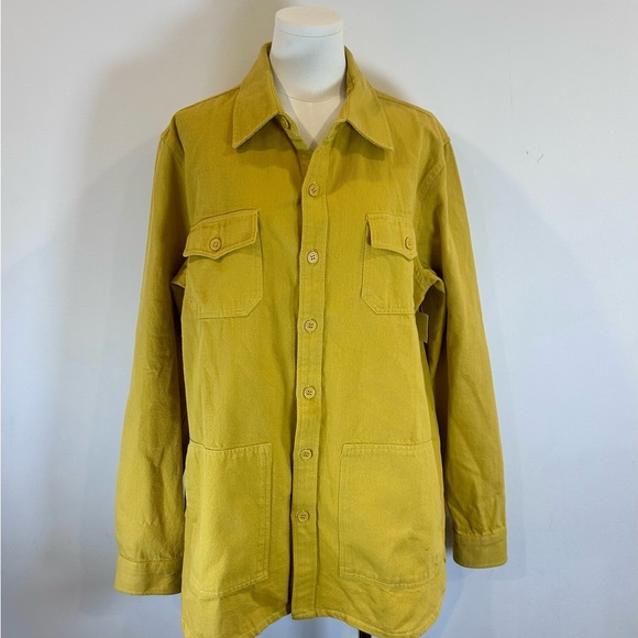 Schott NYC | Jackets & Coats | Schott Nyc Yellow Lightweight Shirt ...